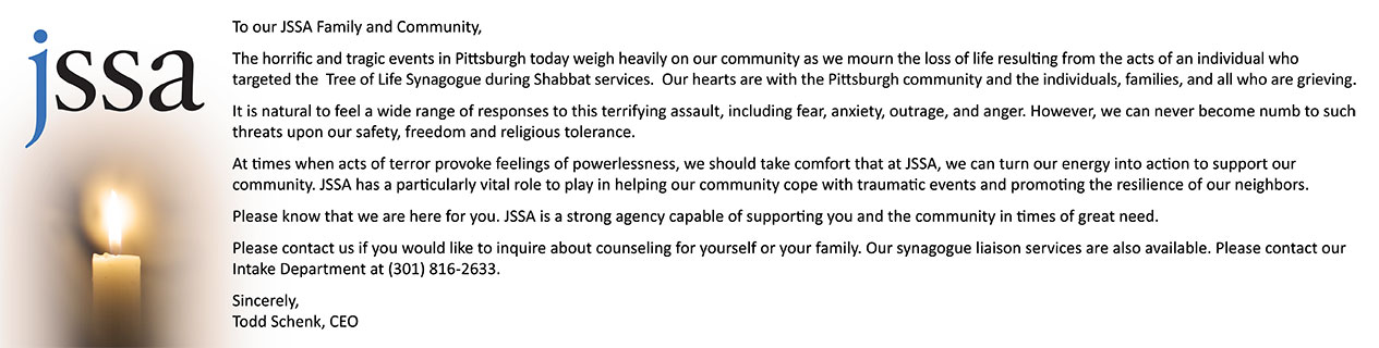 Jewish Social Service Agency serving Bethesda, Gaithersburg, Rockville ...